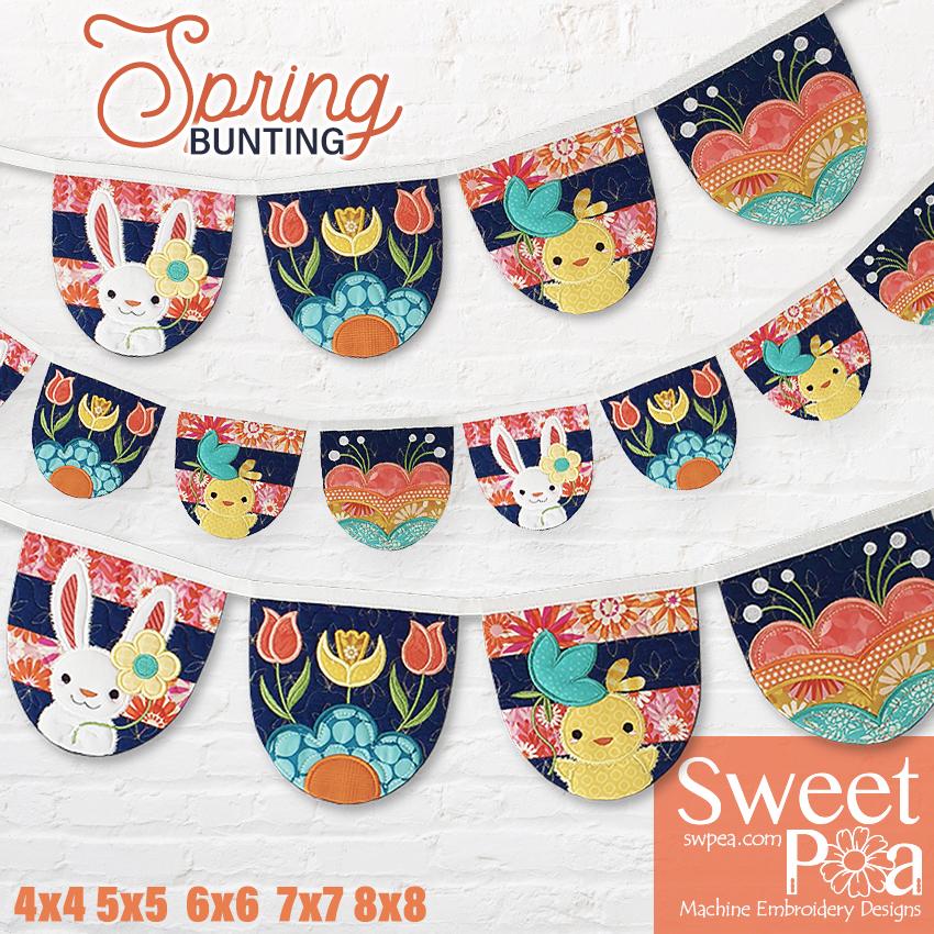 spring bunting printable