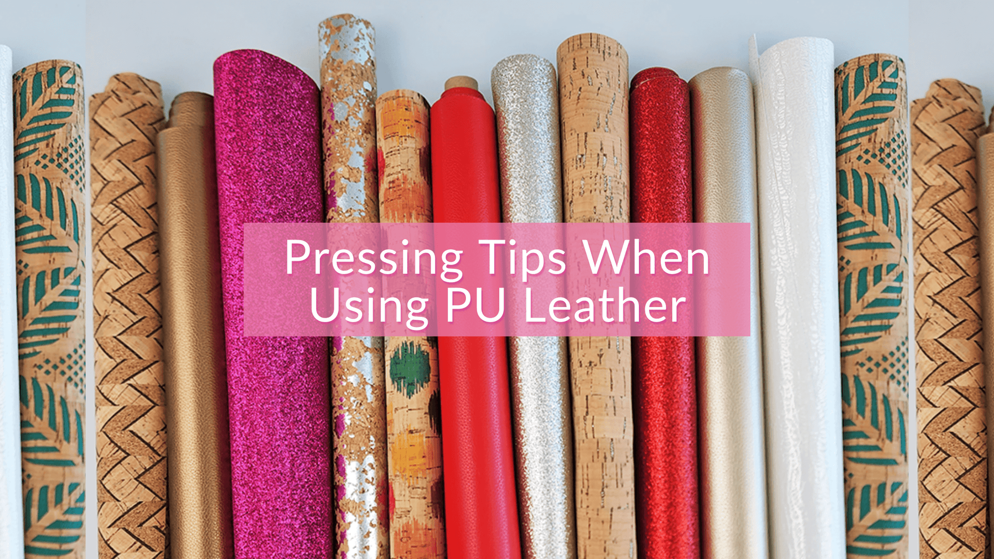 Pressing Tips When Using PU Leather in Machine Embroidery