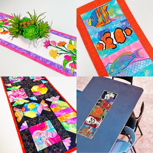 Embroidery Table Runner Patterns - Sweet Pea Australia