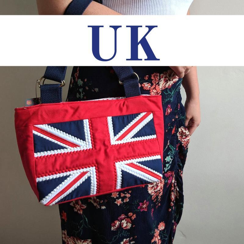 UK - United Kingdom Themed Embroidery Designs