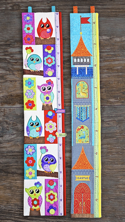 Growth Chart Borders ITH Design