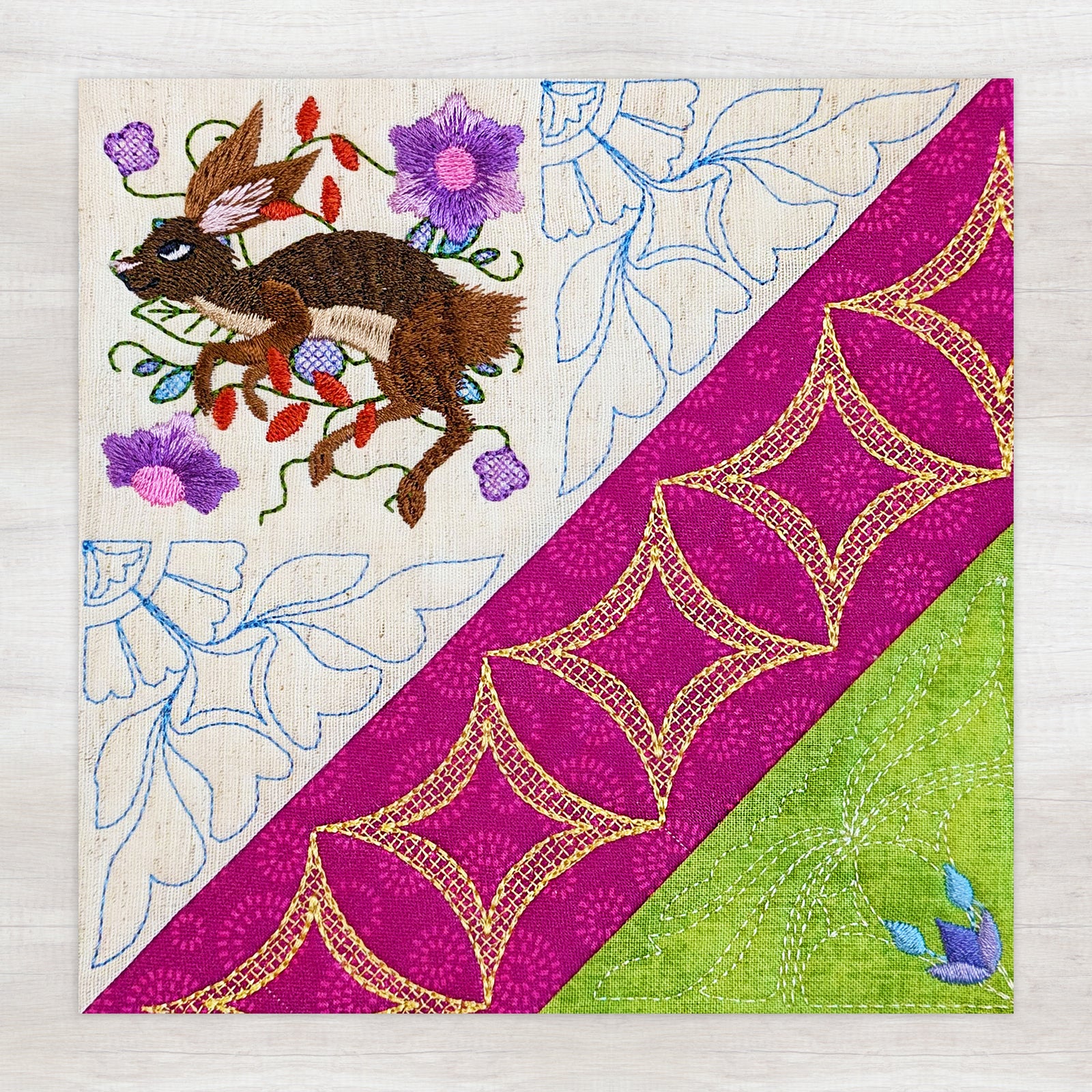 BOM Woodland Wonderland Quilt - Block 5