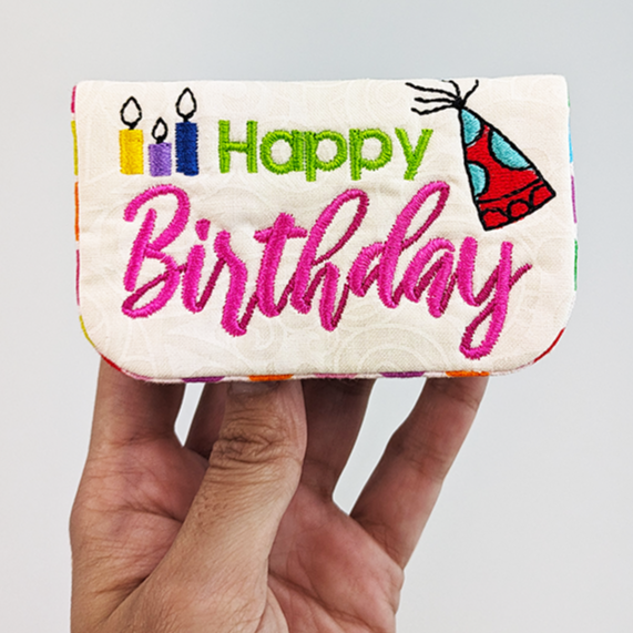 Assorted Card Holders 5x7 in the hoop machine embroidery design ITH