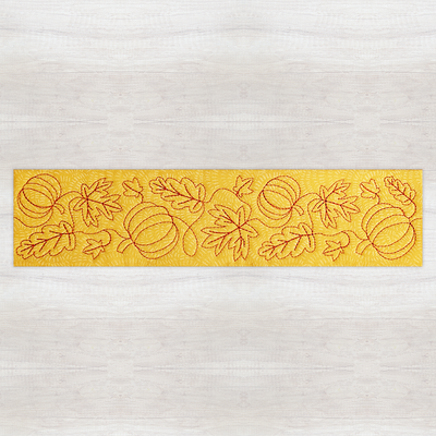 Autumn or Fall Quilting Borders for Machine Embroidery