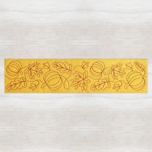 Autumn or Fall Quilting Borders for Machine Embroidery
