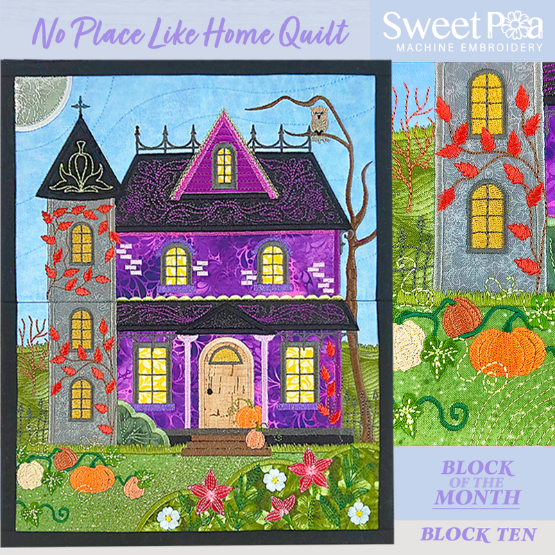 BOM No Place Like Home Quilt - Block 10