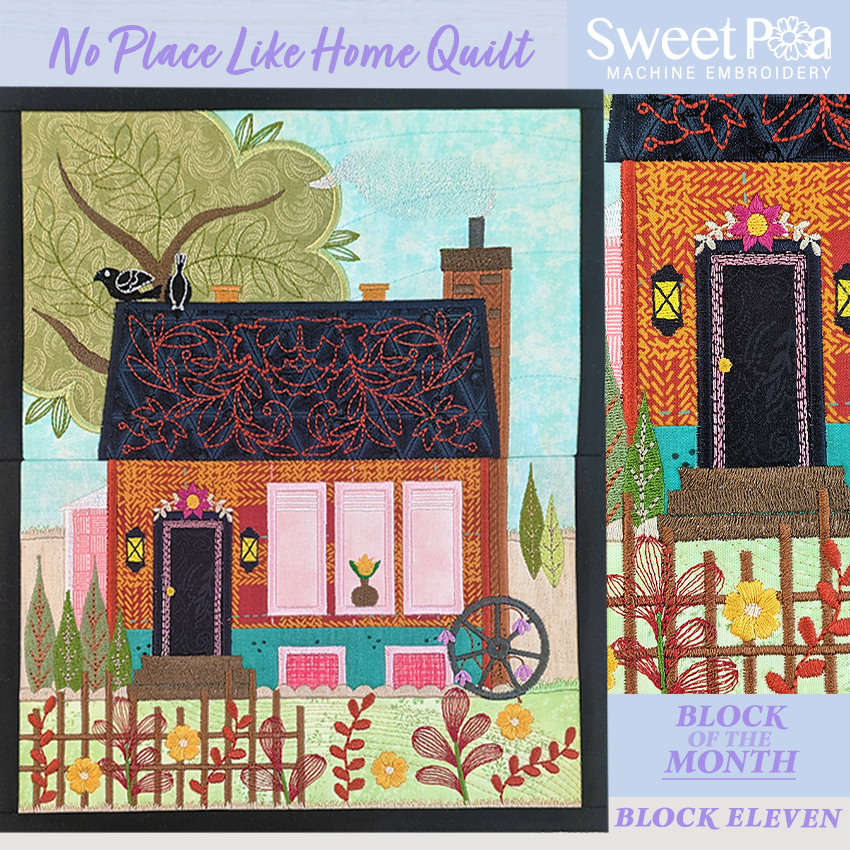 BOM No Place Like Home Quilt - Block 11