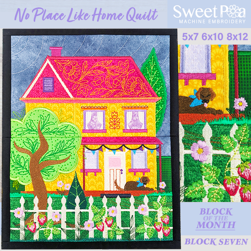BOM No Place Like Home Quilt - Block 7