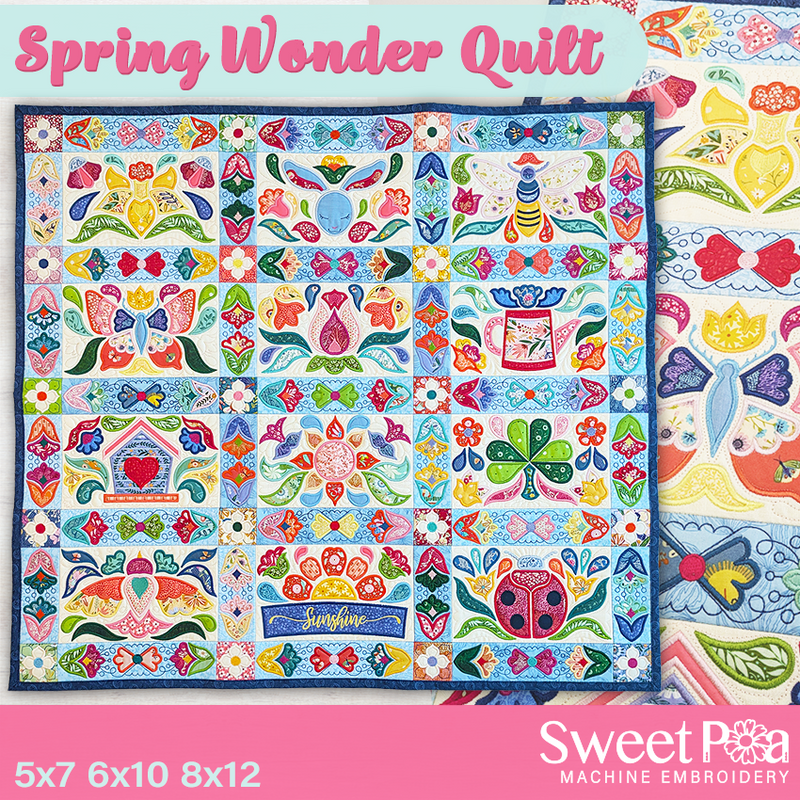 Spring Machine Embroidery Designs