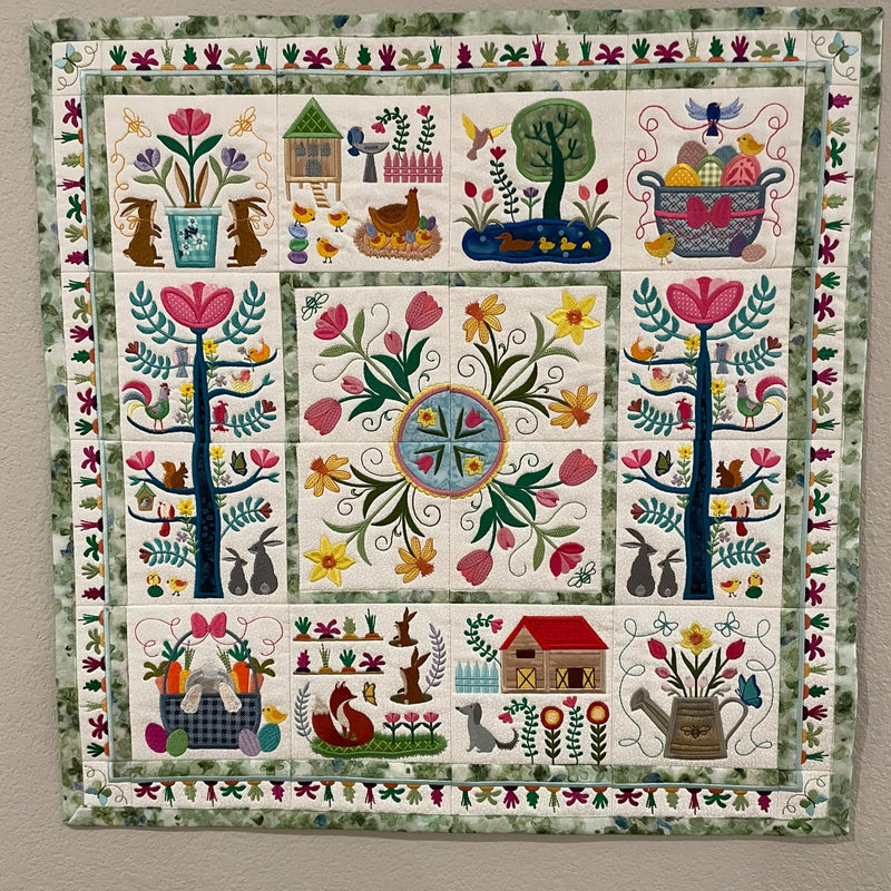 Spring Things Quilt Bulk Pack 4x4 5x5 6x6 7x7