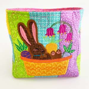 Machine Embroidery Design - Bunny Box 4x4 5x5 6x6 7x7 8x8