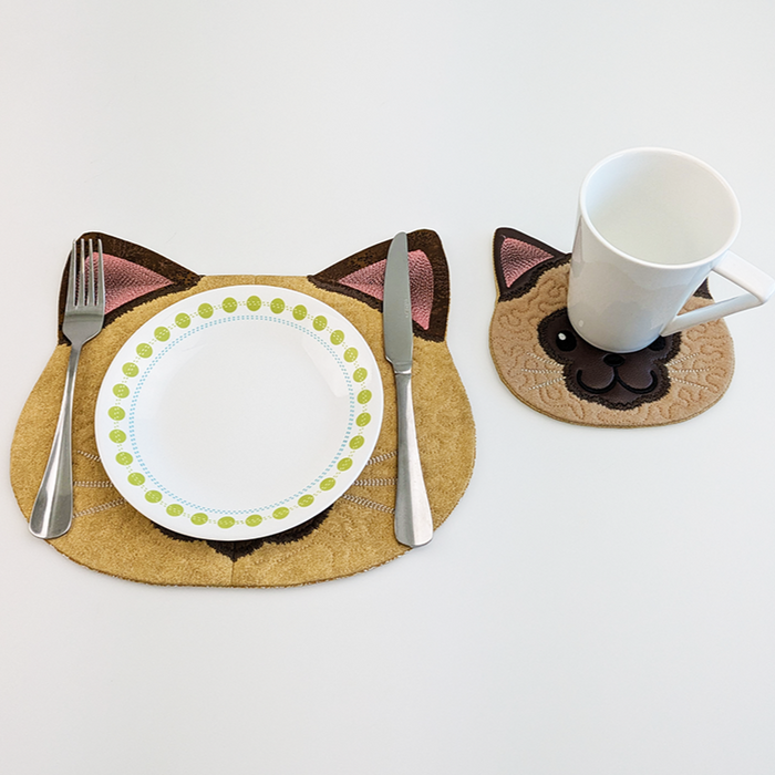 Cat Placemats ITH Design