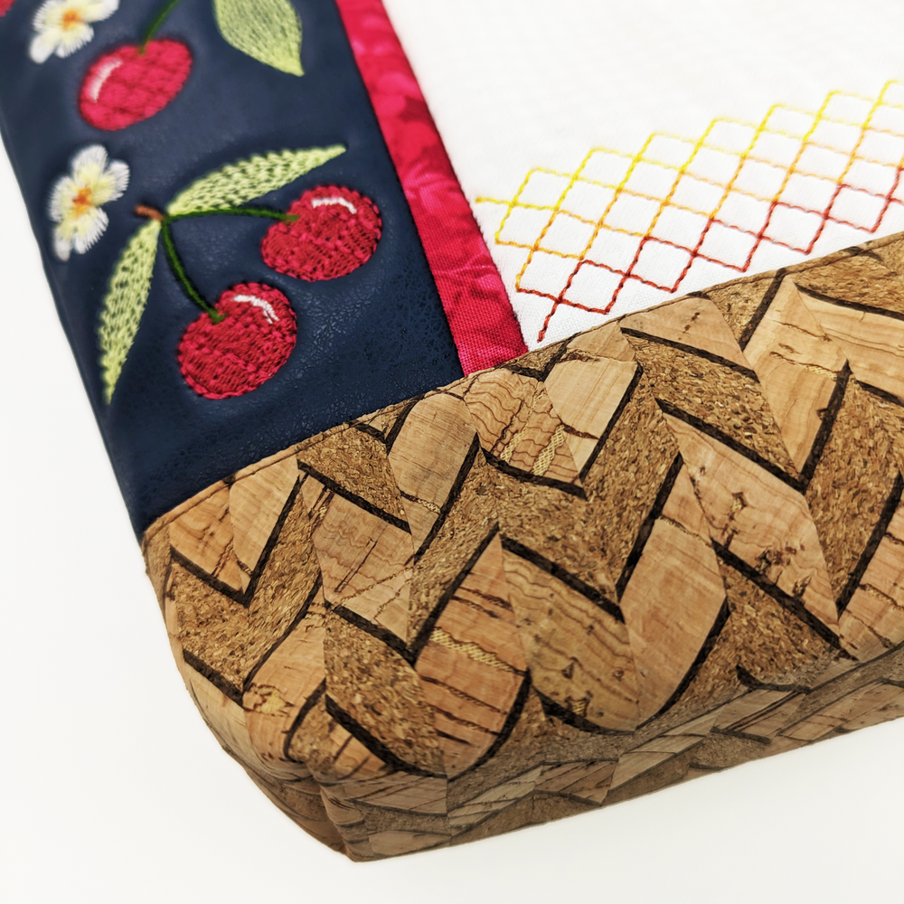 Cherry Bag 6x10 8x12 in the hoop machine embroidery design