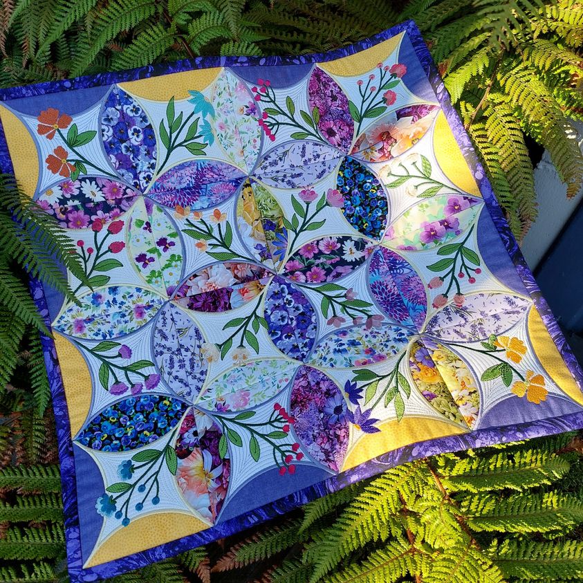 Forever Flora Blocks & Quilt - Machine Embroidery Design