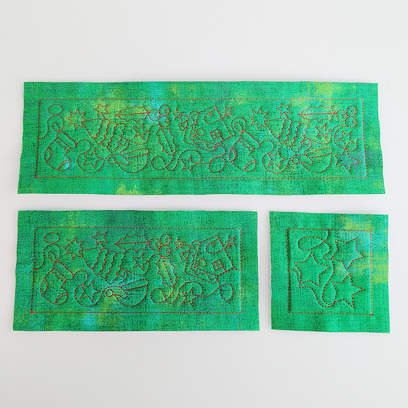 Christmas Quilting Borders for Machine Embroidery
