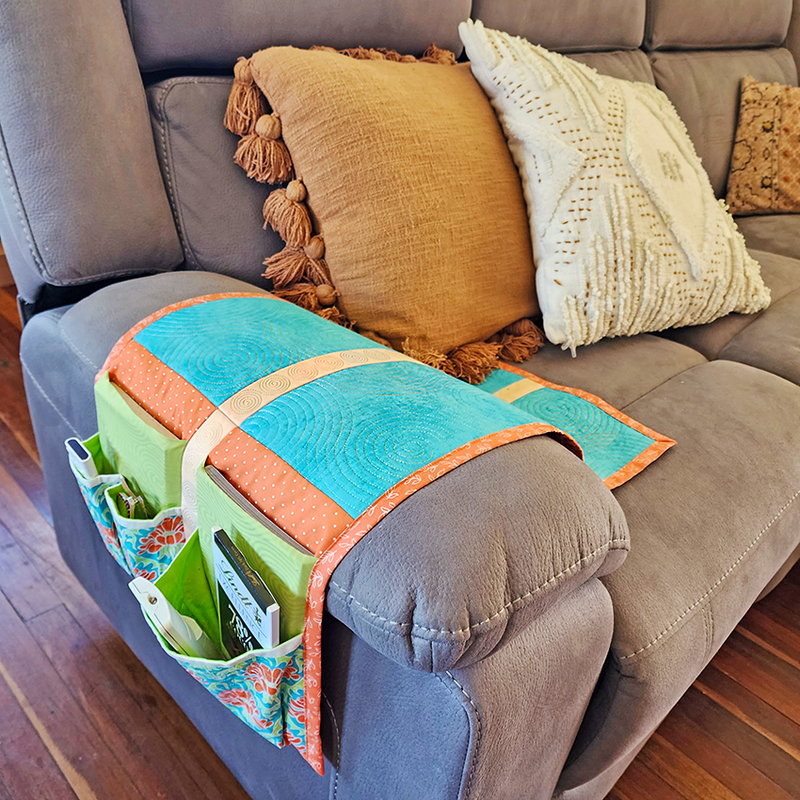 ITH Machine Embroidery Design - Couch Organiser