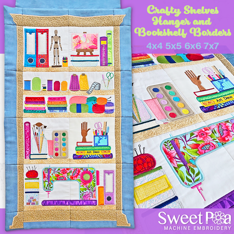 Crafty Shelves ITH Hanger Design