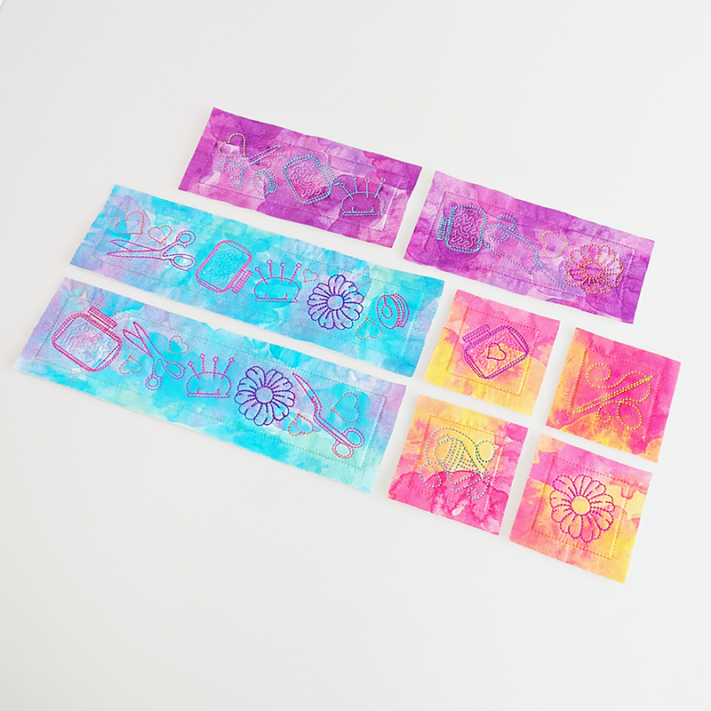 Machine Embroidery Borders Made ITH
