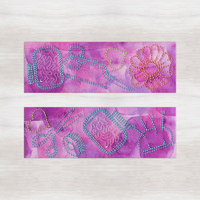 Machine Embroidery Borders Made ITH