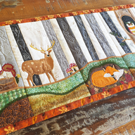 Fall Forest Table Runner
