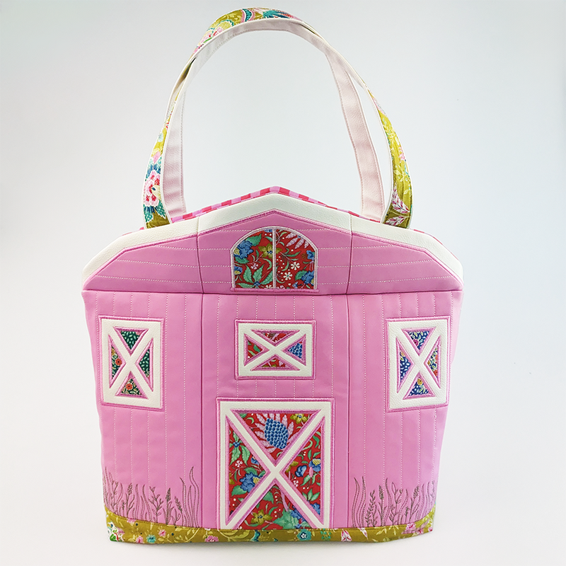 Machine Embroidery Design ITH - Farm Animal Pocket Bag