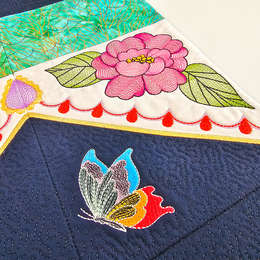 Flourishing Vase Runner 5x7 6x10 8x12