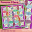 Forever Flora Blocks & Quilt - Machine Embroidery Design