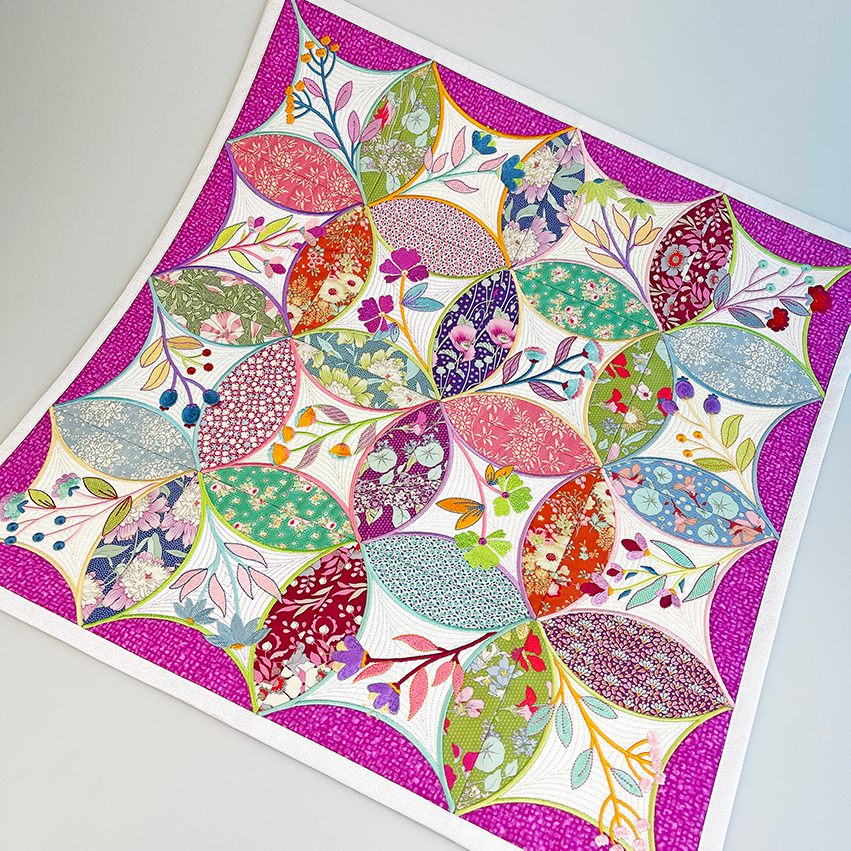 Forever Flora Blocks & Quilt - Machine Embroidery Design