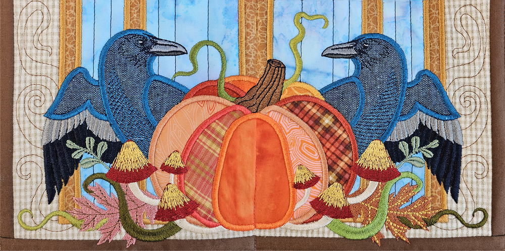 BOW Fright or Fall Quilt - Block 1