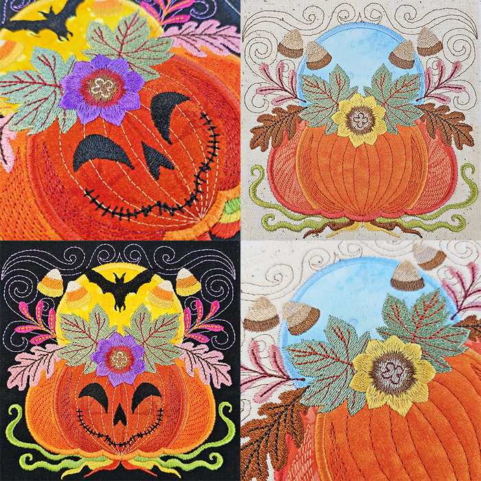 BOW Fright or Fall Quilt - Block 3