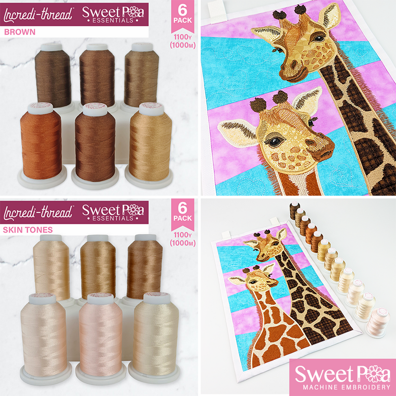 Giraffe Hanger 10th Anniversary ITH Design