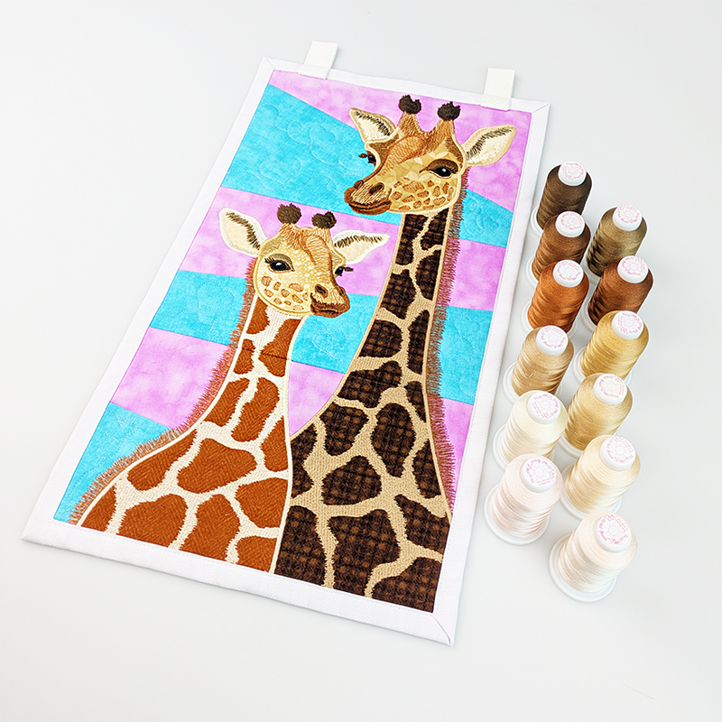 Giraffe Hanger 10th Anniversary ITH Design