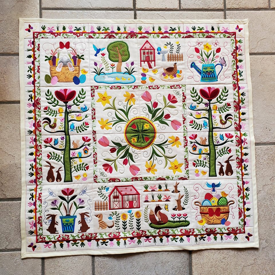 Spring Things Quilt Bulk Pack 4x4 5x5 6x6 7x7