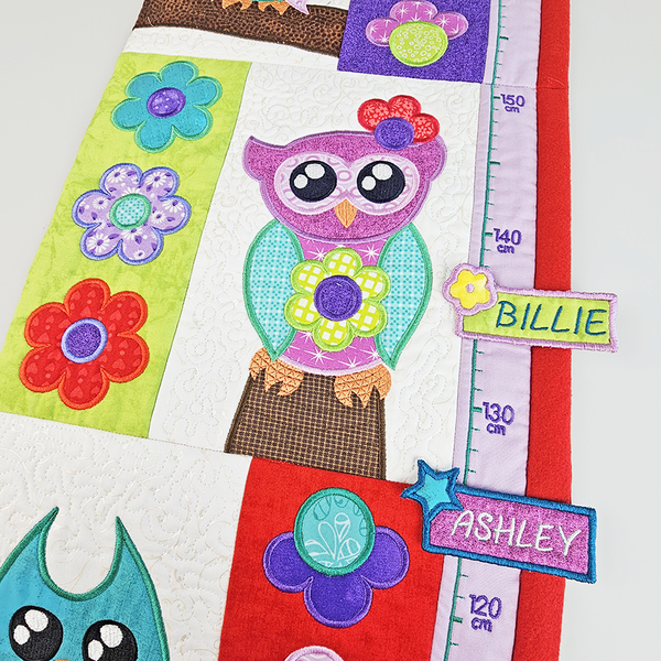 Growth Chart Borders ITH Design