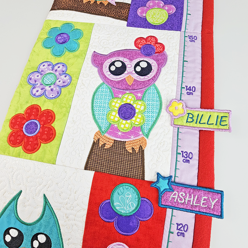 Growth Chart Borders ITH Design