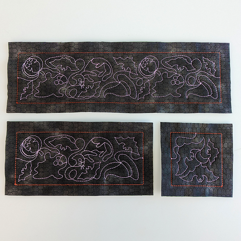 Halloween Quilting Borders for Machine Embroidery