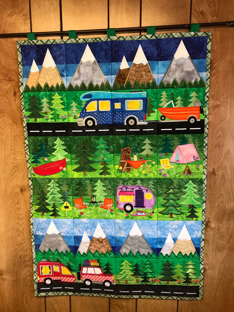 Peak Adventures Quilt 4x4 5x5 6x6 7x7 8x8