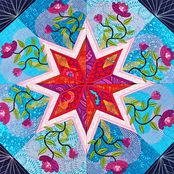 BOM Kaleidoscope Quilt - Block 5