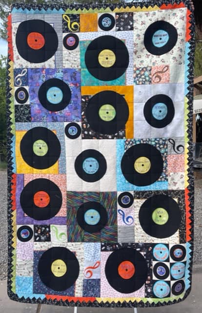 Embroidery Designs Brisbane - Music Quilt