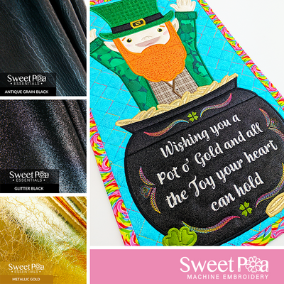 Leprechaun Hanger ITH Design