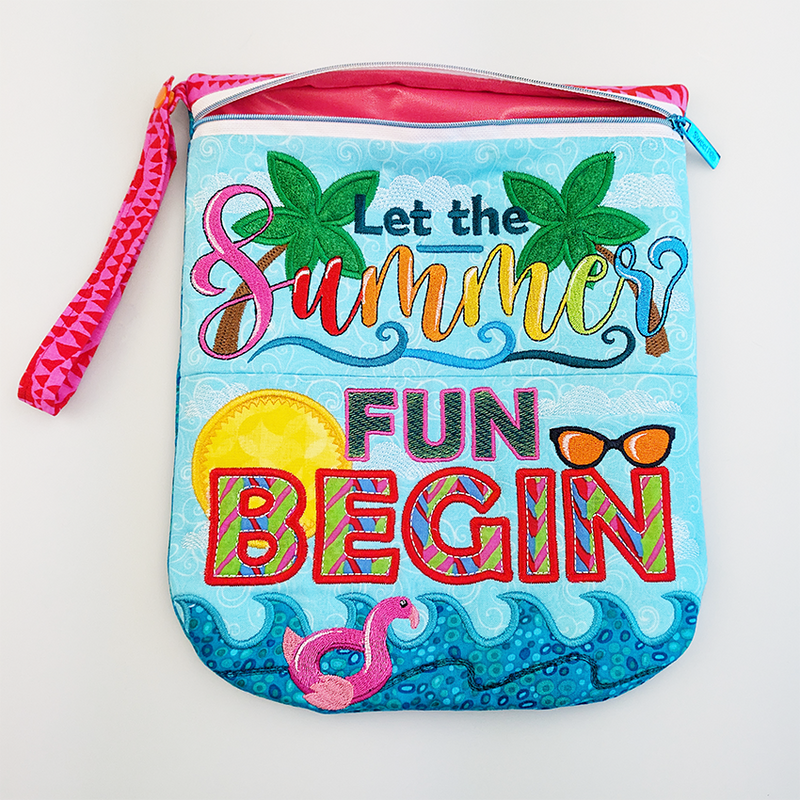 Let the Summer Fun Begin Wet Bag ITH Design