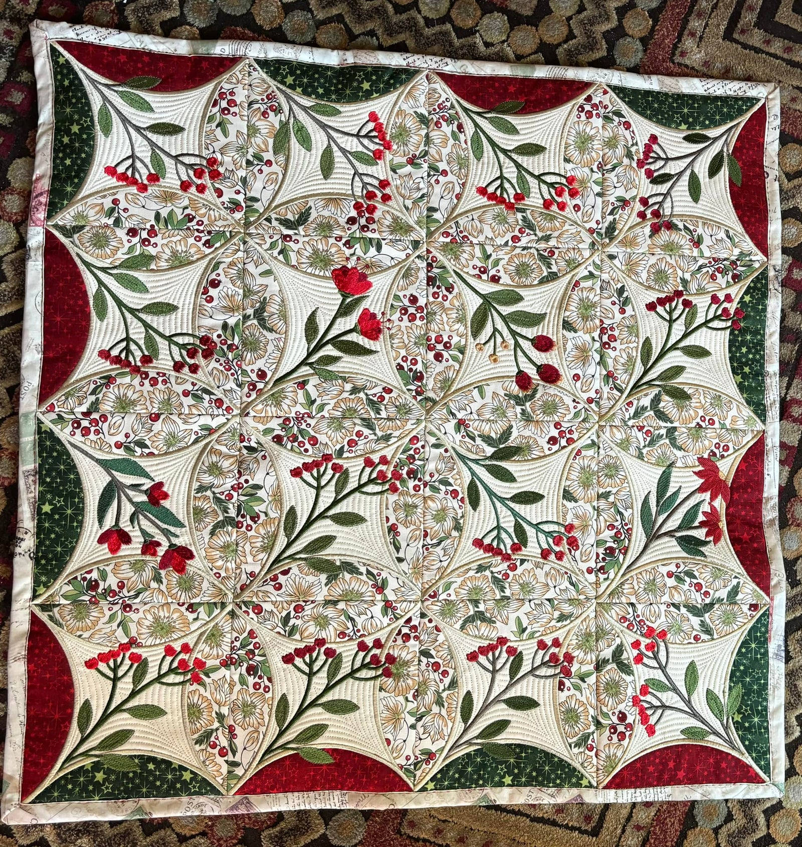 Forever Flora Blocks & Quilt - Machine Embroidery Design