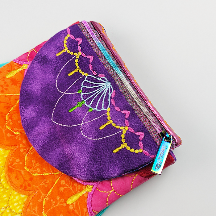 Mermaid Tail Backpack ITH Design