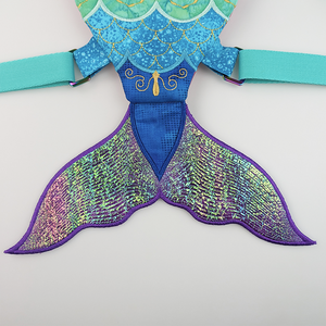 Mermaid Tail Backpack ITH Design