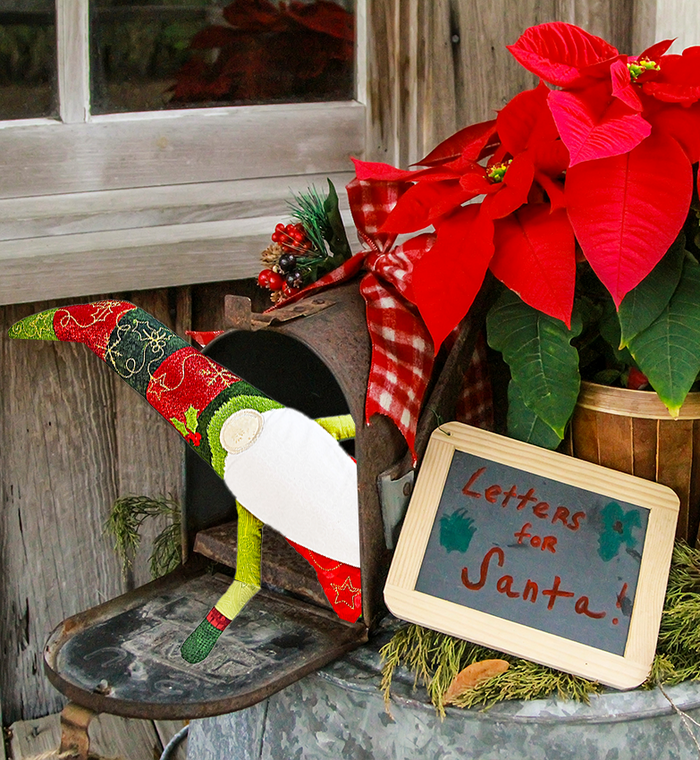 Naughty Gnome in the Home - Elf on the Shelf Inspired ITH Design