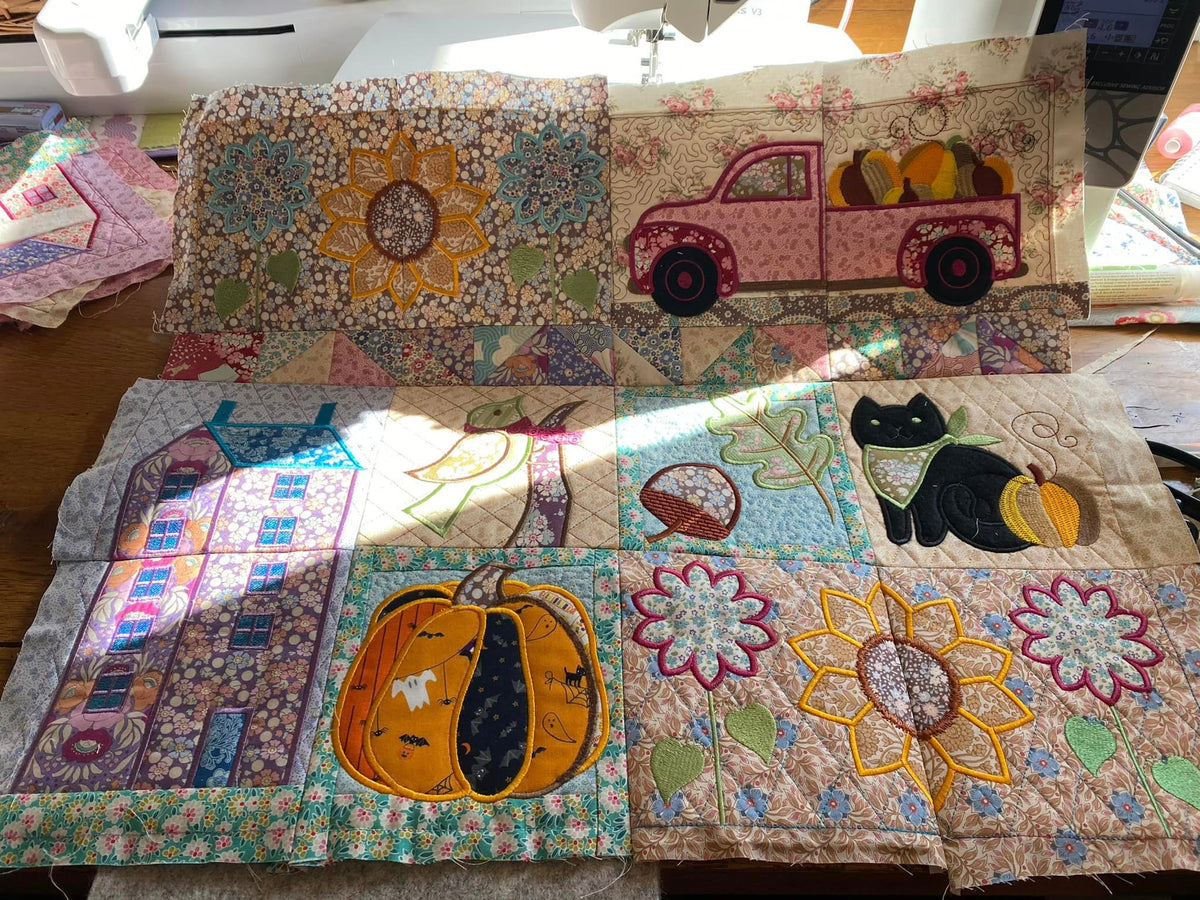 Harvest Quilt Set 4x4 5x5 6x6 7x7