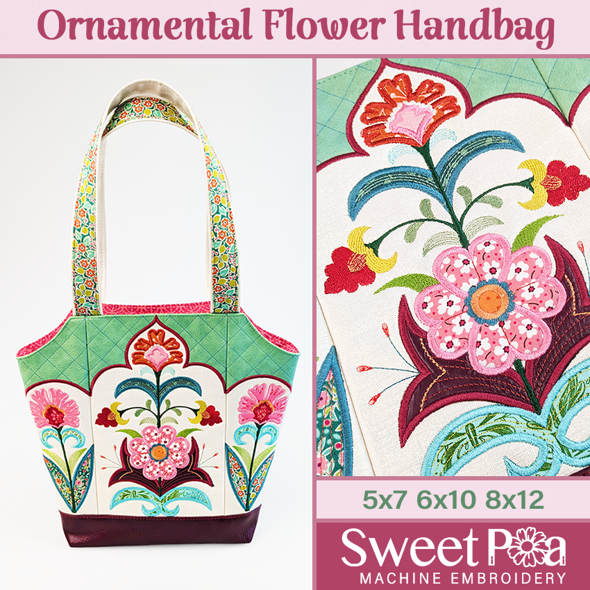 Ornamental Flower Handbag