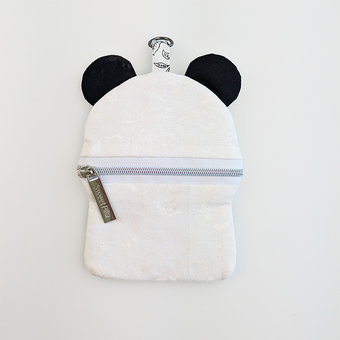 Panda Zipper Purse ITH Design