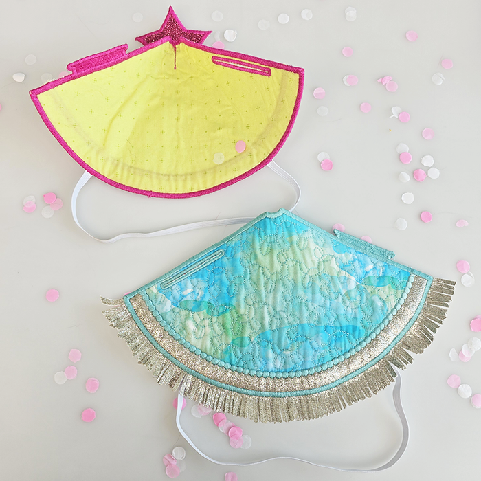 Embroidered Party Hats Made ITH