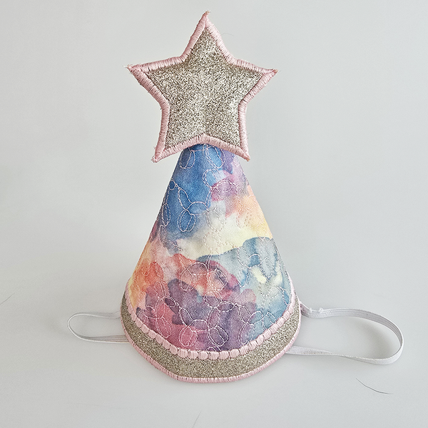 Embroidered Party Hats Made ITH